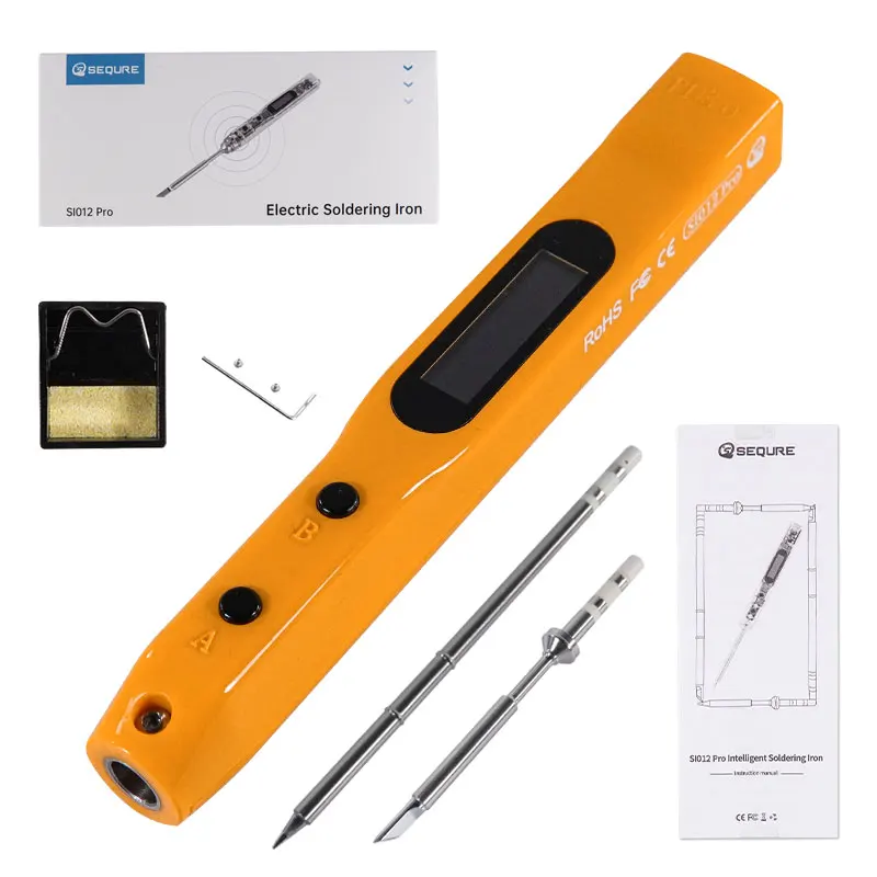 SEQURE-SI012-Pro-Color-Electric-Soldering-Iron-Applicable-T12-TS ...