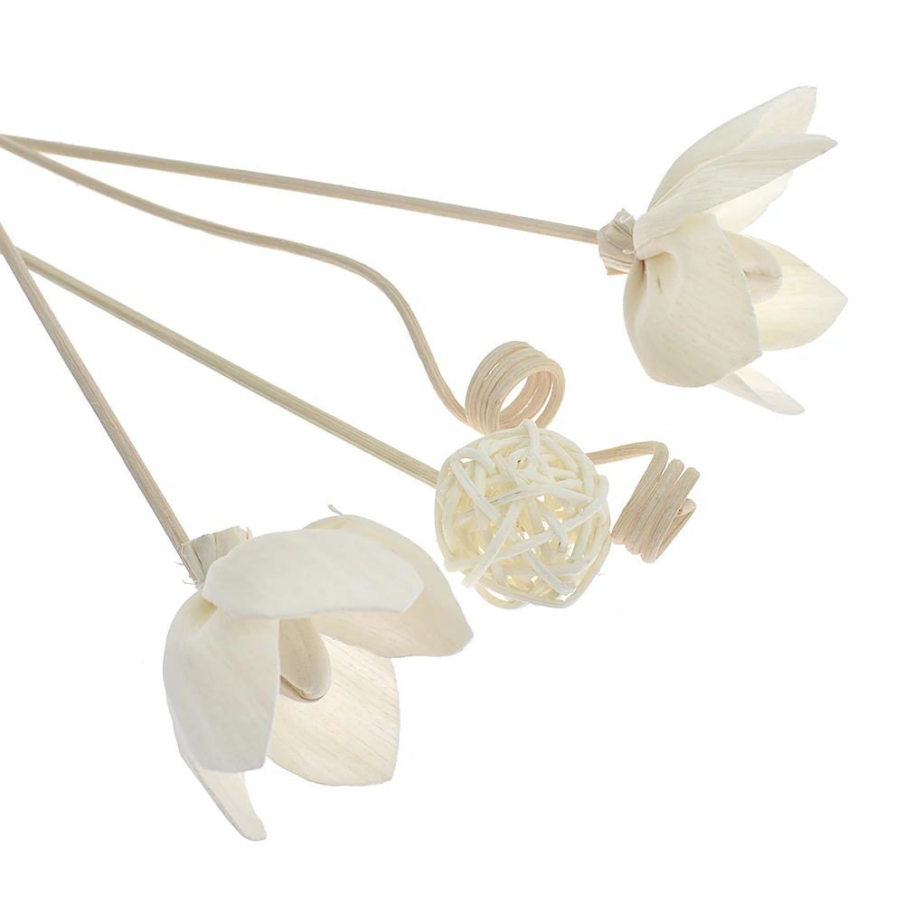 NEW-5PCS-Artificial-Flowers-Rattan-Stick-Rattan-Reed-Diffuser-Fragrance ...