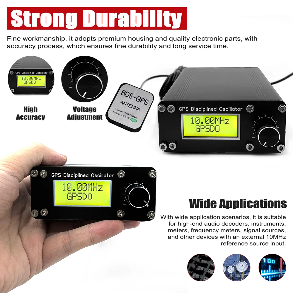 GPSDO GPS Tamed Thermostatic Crystal Oscillator GPS Tamed Clock 10MHz ...