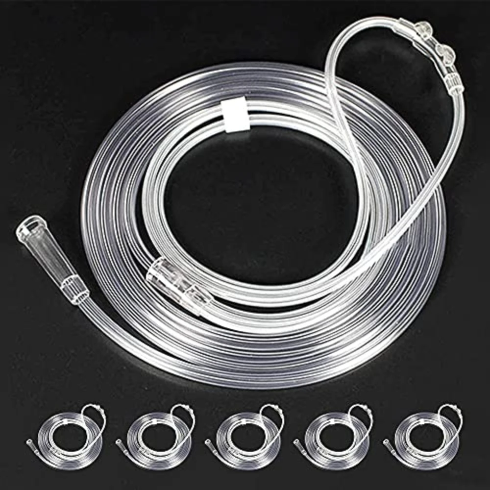 5-Pack-2M-3M-Plastic-Oxygen-Tube-Disposable-Nasal-Cannula-Oxygen-Tube ...