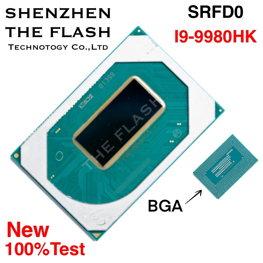 Chip BGA 100 De Prueba SRFD0 I9 9980HK SRFED I7 9850HE SRFEH I7 chip-bga-100-de-prueba-srfd0-i9-9980hk-srfed-i7-9850he-srfeh-i7