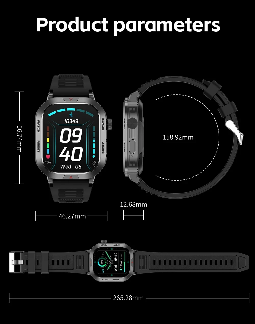 Smart watch for Samsung Galaxy S24+ S24 Ultra S23 S22 – Wondastores