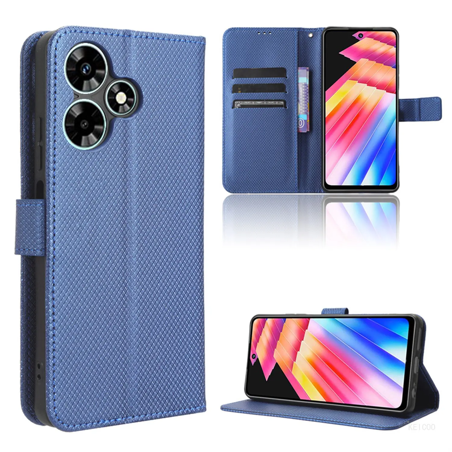 Противоударный кожаный флип-чехол для телефона Infinix Hot 30i чехол 30 ...