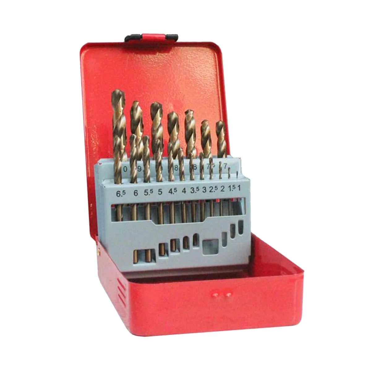 ABNC-19-Piece Set Cobalt Drill Bit Set 1.0-10mm M35 Carbide Drill Bits ...