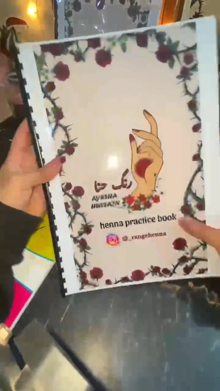 Mehndi Design Tracing Book: step by step mehndi tracing guide for ...