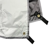 FLAME’S CREED Glamping Tarp Screen Waterproof Outdoor Tarpaulin Shelter ...