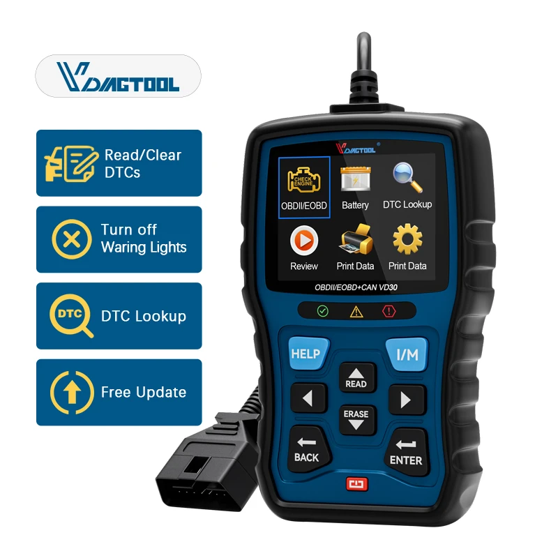 Vdiagtool Vd30 Scanner De Diagnostic Automobile, Lecteur De Code ...