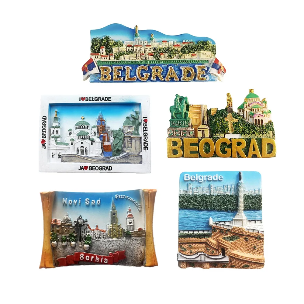 Europe-Serbia-Capital-Belgrade-Magnet-Tourist-Souvenirs-Refrigerator ...