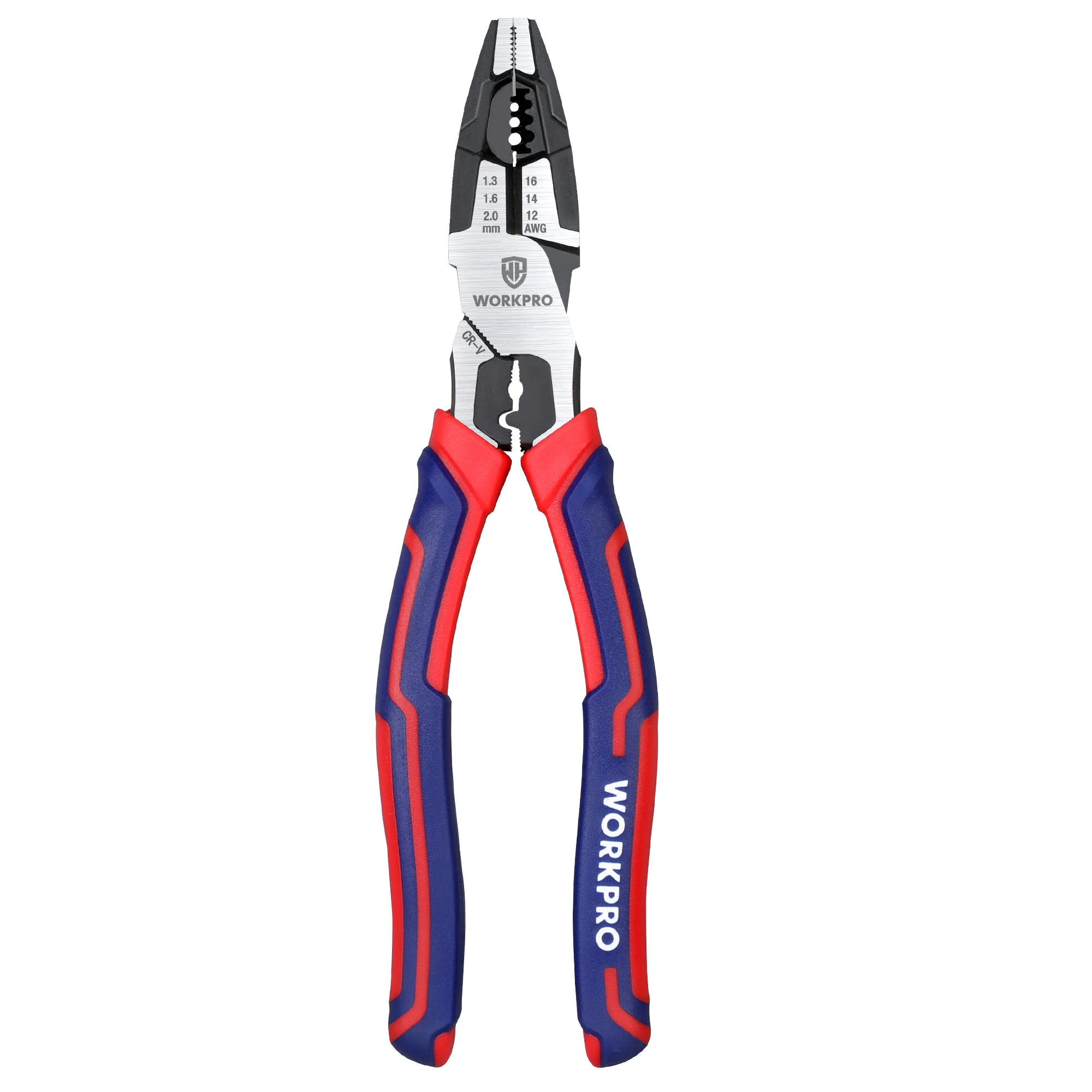WORKPRO-8-in-Linesman-Pliers-with-Wire-Cutter-and-Sripper-CRV-Heavy ...