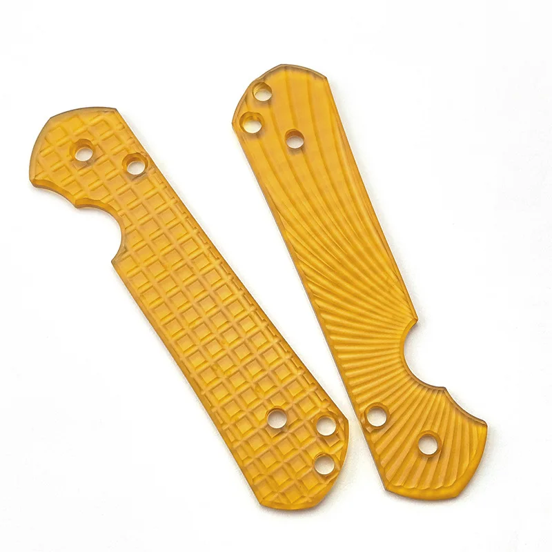 1pc-Custom-Ultem-PEI-Transparent-Grip-Handle-Scale-For-Chris-Reeve ...