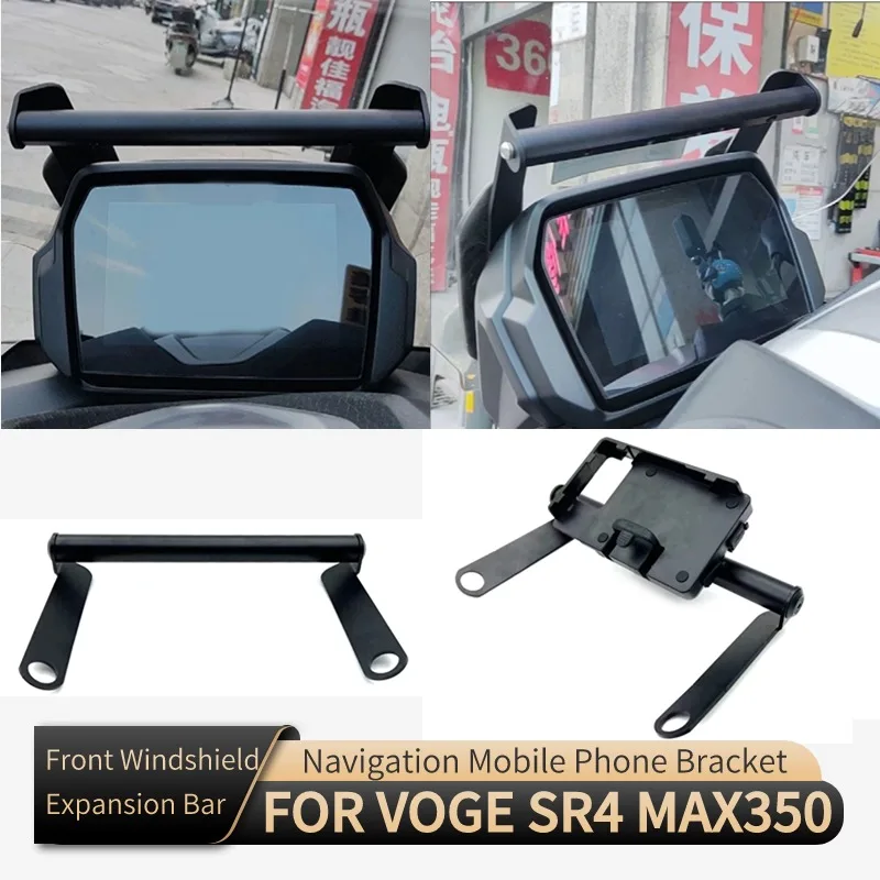 Motorcycle-Accessories-Front-Windshield-Expansion-Bar-Navigation-Mobile ...