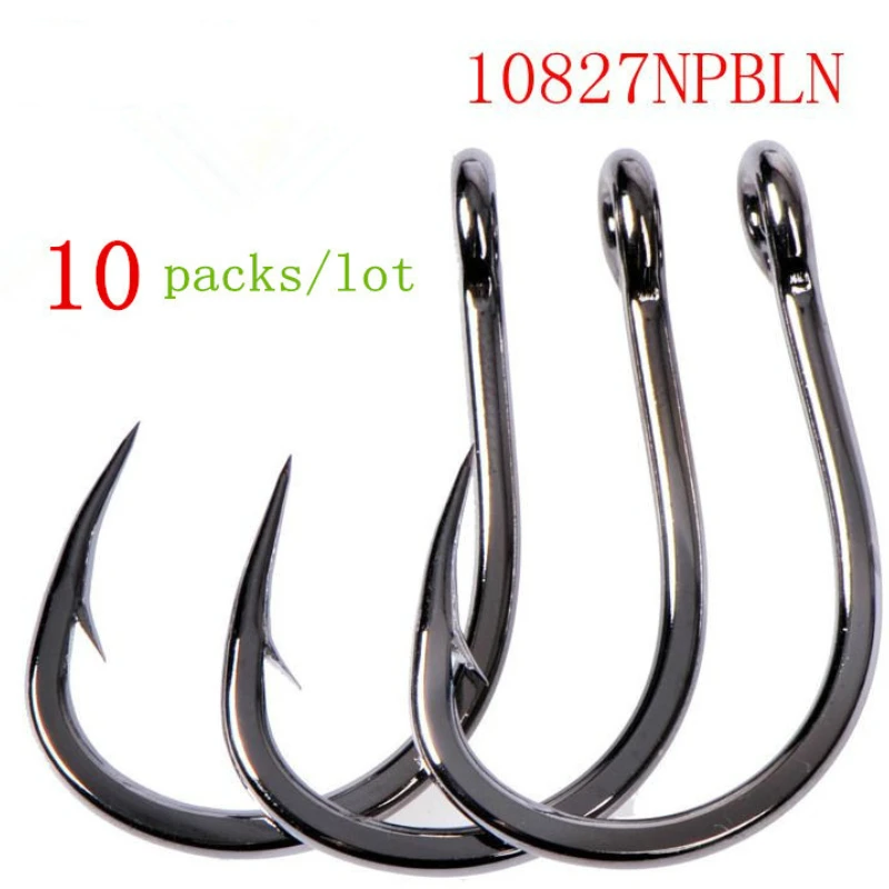 Original Mustad Hooks 10827 Sea Fishing Tuna Iron Board Hooks High ...