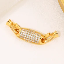 Juya DIY 18K Gold Plated Creative Closure Fasteners Lock Clasps ...