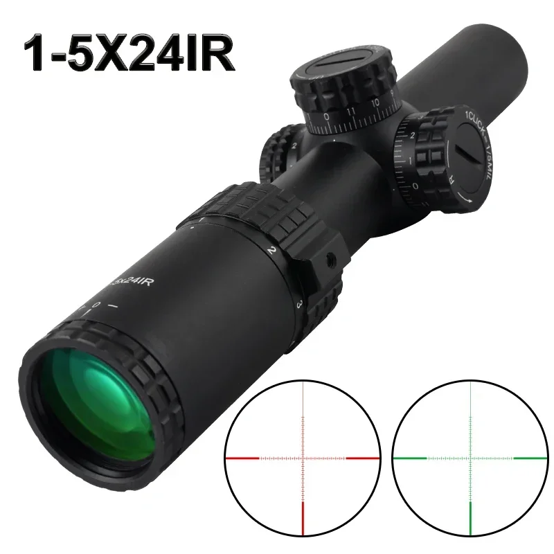 1-5X24IR-Compact-Scope-Compact-Reticle-Optical-Rifle-Scopes-Range ...