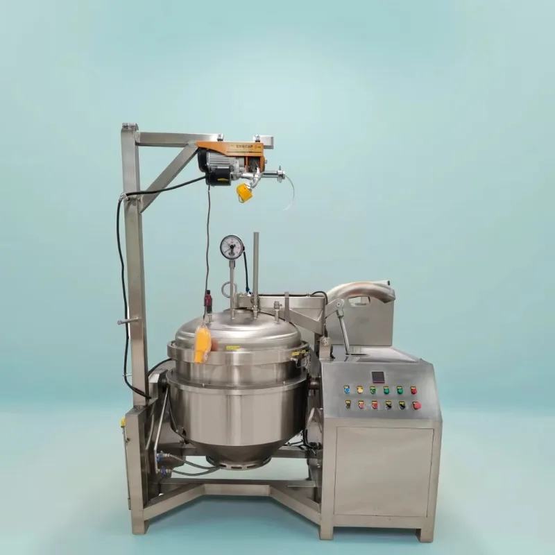 400L High Pressure Jacketed Kettle Electric Induction Pressure Cooker ...