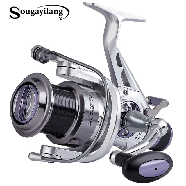 Sougayilang KM50-60 Spinning Reel 5.2:1 Gear Ratio Right Left Hand ...