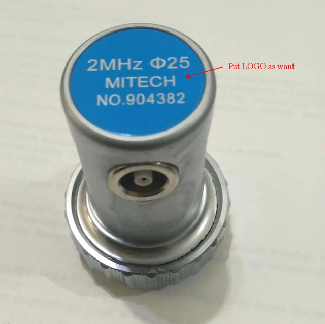 1MHz 2MHz 10mm Straight Beam Probe Transducer Ultrasonic, 50% OFF