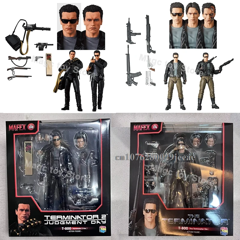 18cm MAFEX 176 199 Mafex The Terminator 2 Judgment Day T-800 6-Inch ...
