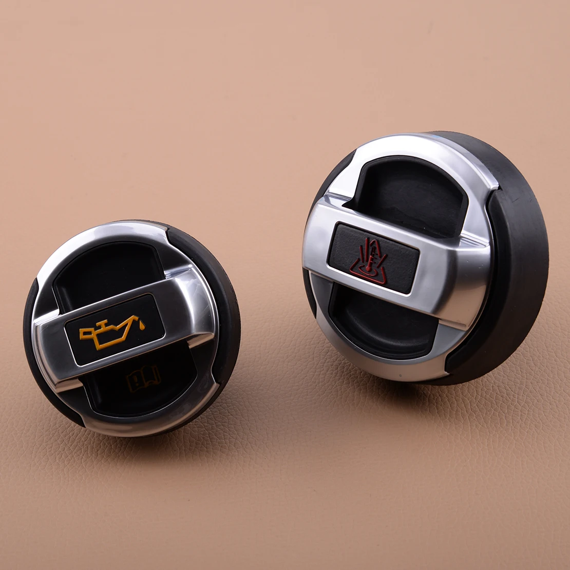 2pcs Oil Filler Cap Expansion Tank Lid Fit For Audi A1 A2 A3 A4 A5 A6 ...