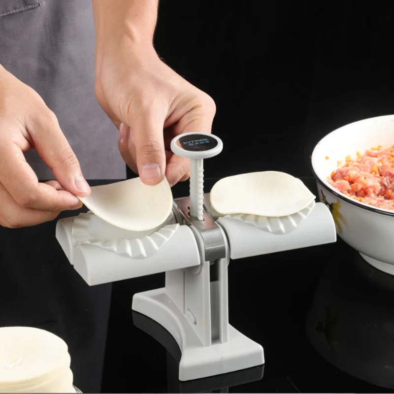 Double-Headed-Dumpling-Machine-Household-Dumpling-Mold-Automatic-Double ...