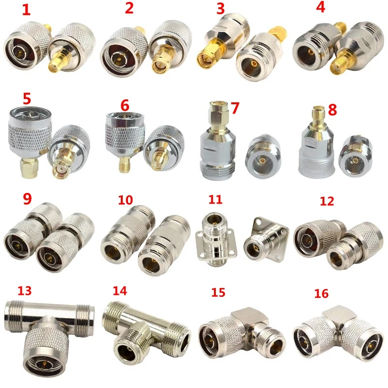 N-Type-N-To-SMA-Connector-L16-N-To-N-Male-Female-90Degree-Right-Angle ...