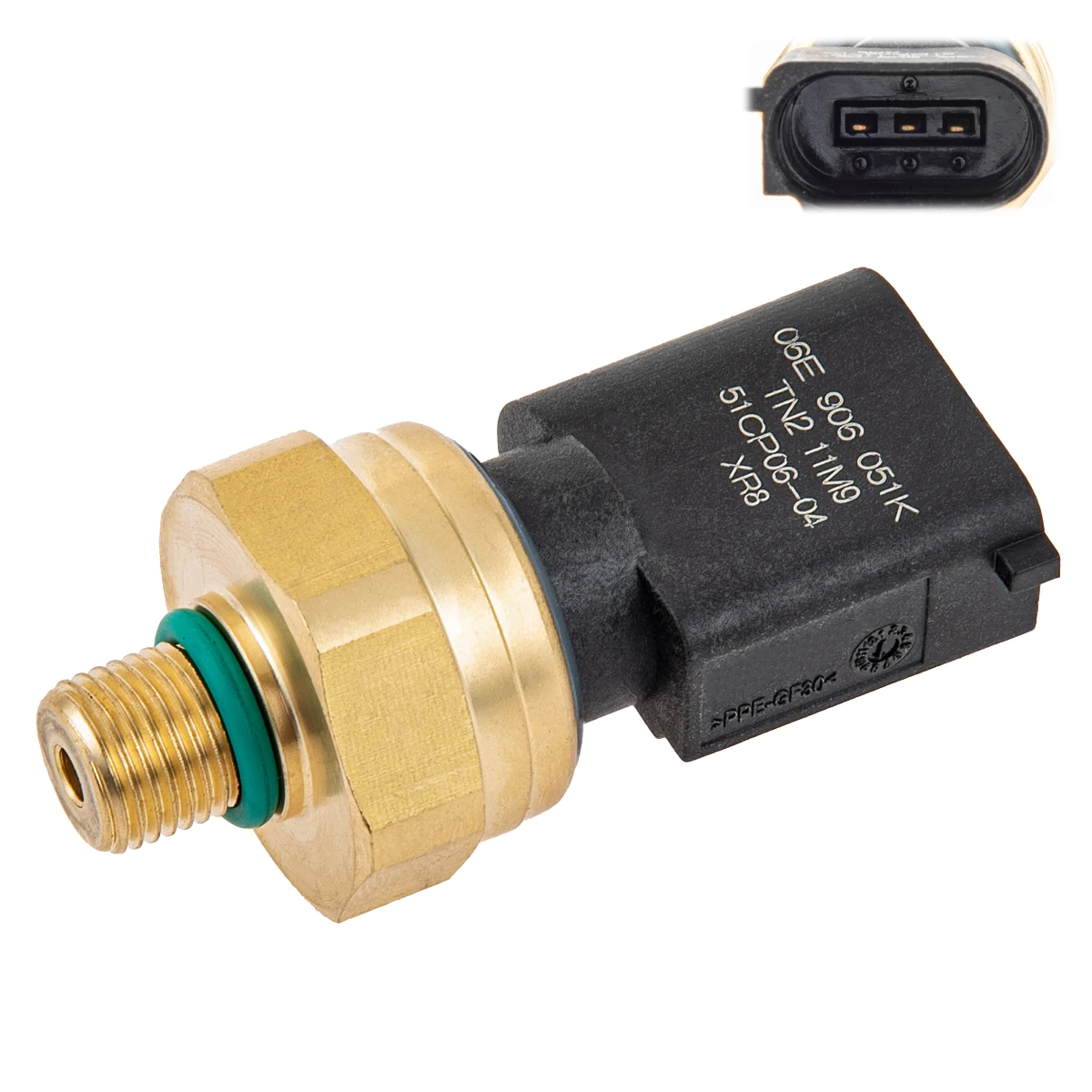 Low Fuel Pressure Sensor 06E906051K For AUDI A3,A4,A5,A6 C6,A7,A8,Q5,Q7 ...