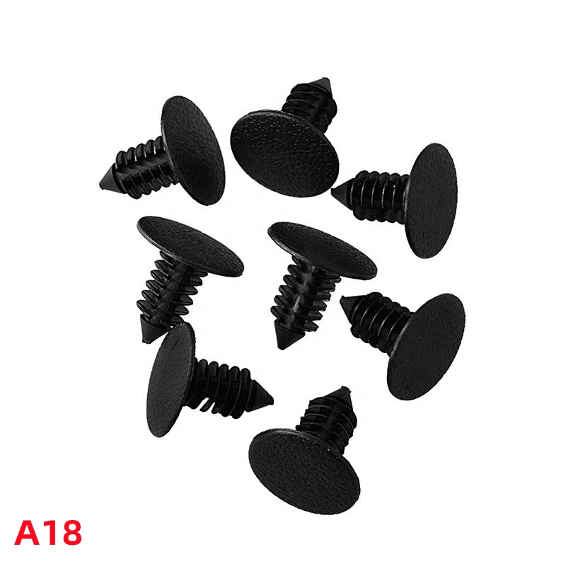 XIEAILI-100Pcs-Plastic-Christmas-Tree-Clips-Spring-Plastic-Rivet-Clip ...