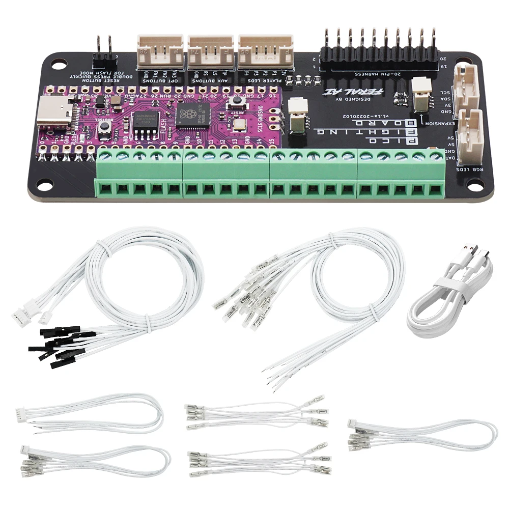 The-Fastest-Arcade-Stick-PCB-Pico-Fighting-Board-using-Raspberry-Pi ...