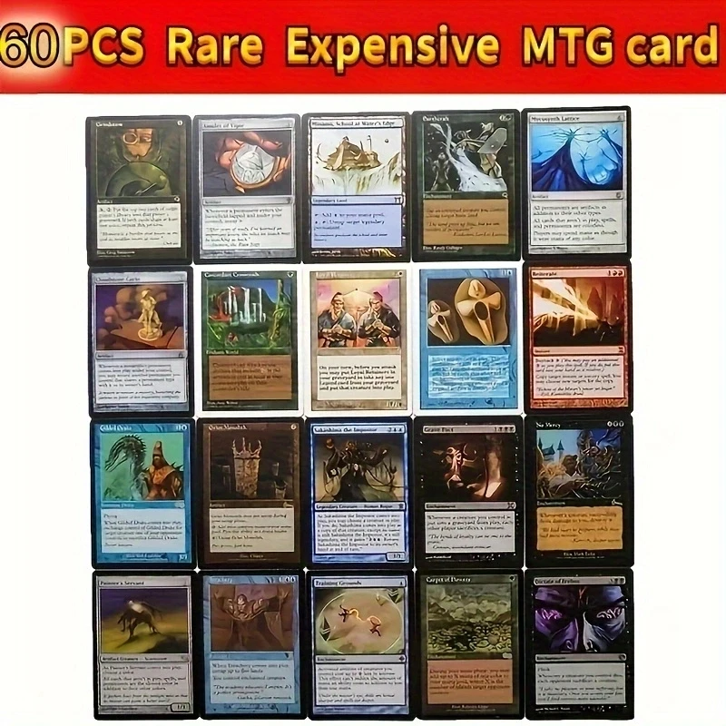 New-60PCS-MTG-proxy-Blue-core-paper-and-holographic-cards-all-rare-and ...