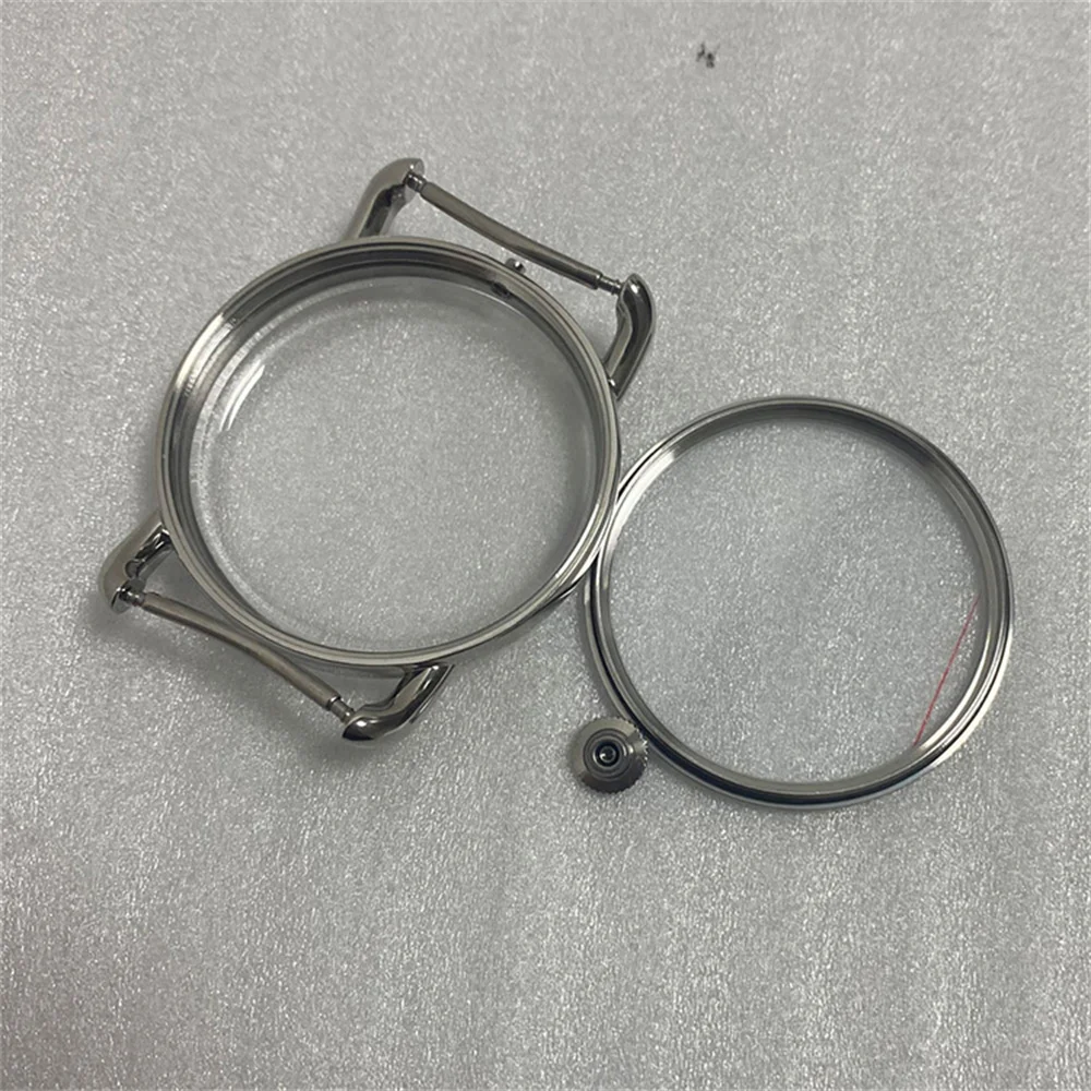 41MM-Stainless-Steel-Case-Mineral-Glass-Crown-at-12O-clock-Watch-Shell ...