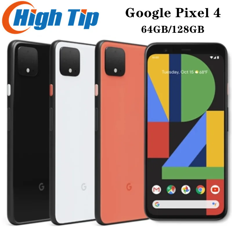 Google-Pixel-4-4G-Original-LTE-Mobile-Phone-5-7-6GB-RAM-64GB-128GB-ROM ...
