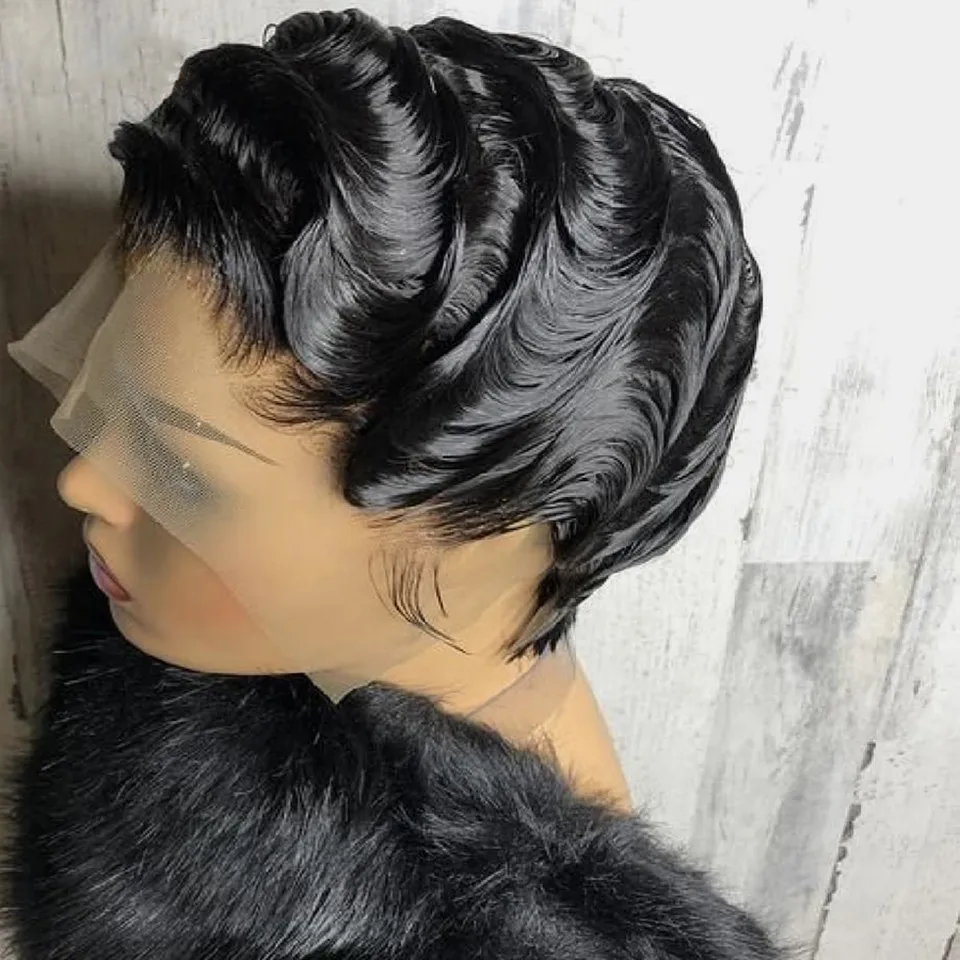 Wigs Pre Plucked Body Wave Short | Body Wave Short Hair Lace Wigs ...