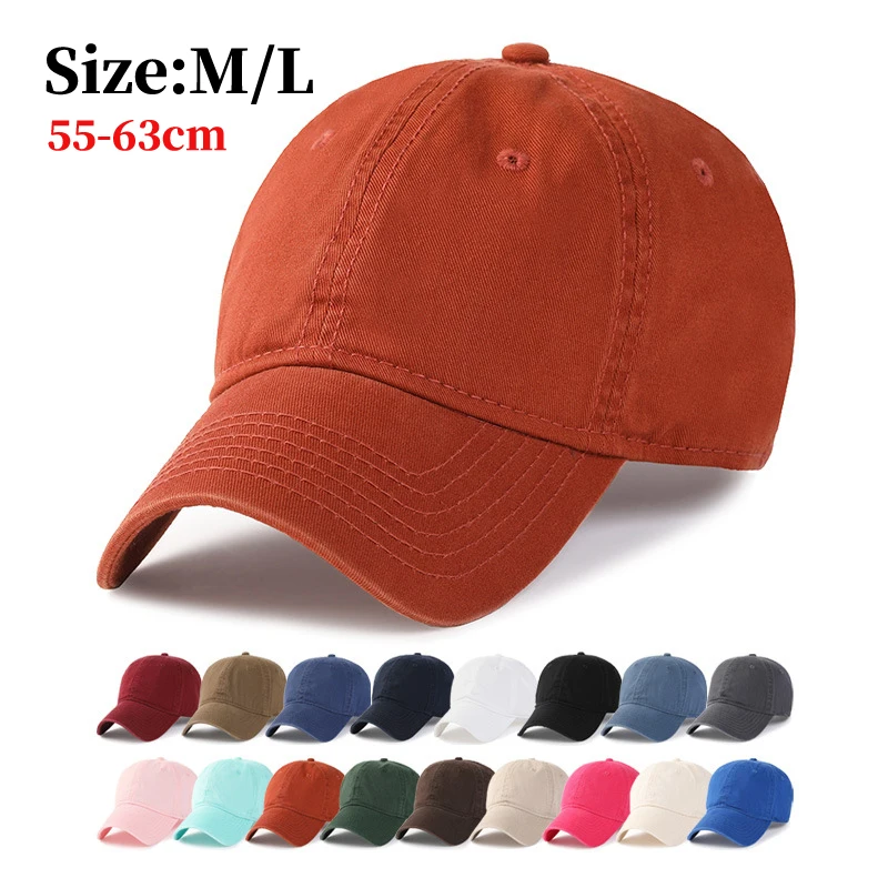 2023-Big-Head-XXL-Baseball-Cap-for-Men-Solid-Color-Casual-Plus-Size ...