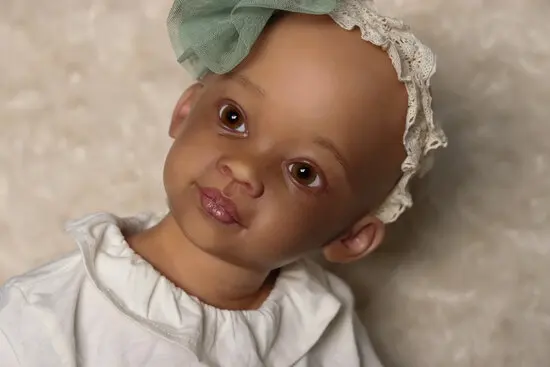 FBBD Customized Limited Supply 32inch Reborn Baby By ShanShan Dark Skin ...