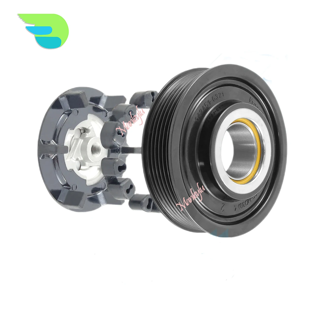 4F0260810H-1K0820812B-AC-A-C-Air-Conditioning-Compressor-Clutch-Pulley ...