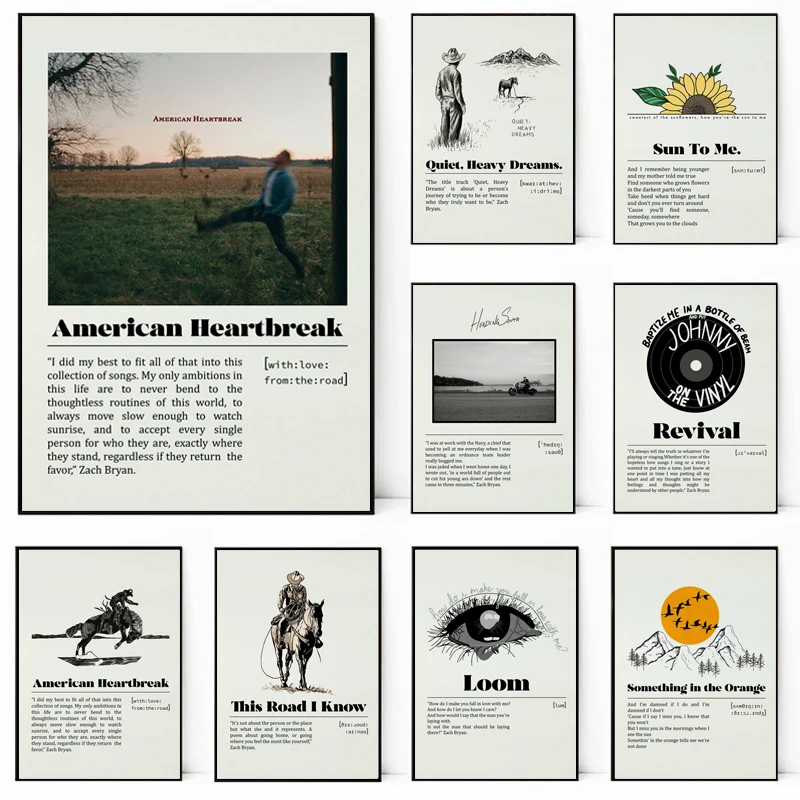 Zach-Bryan-Album-Poster-Something-In-The-Orange-Country-music-singer ...