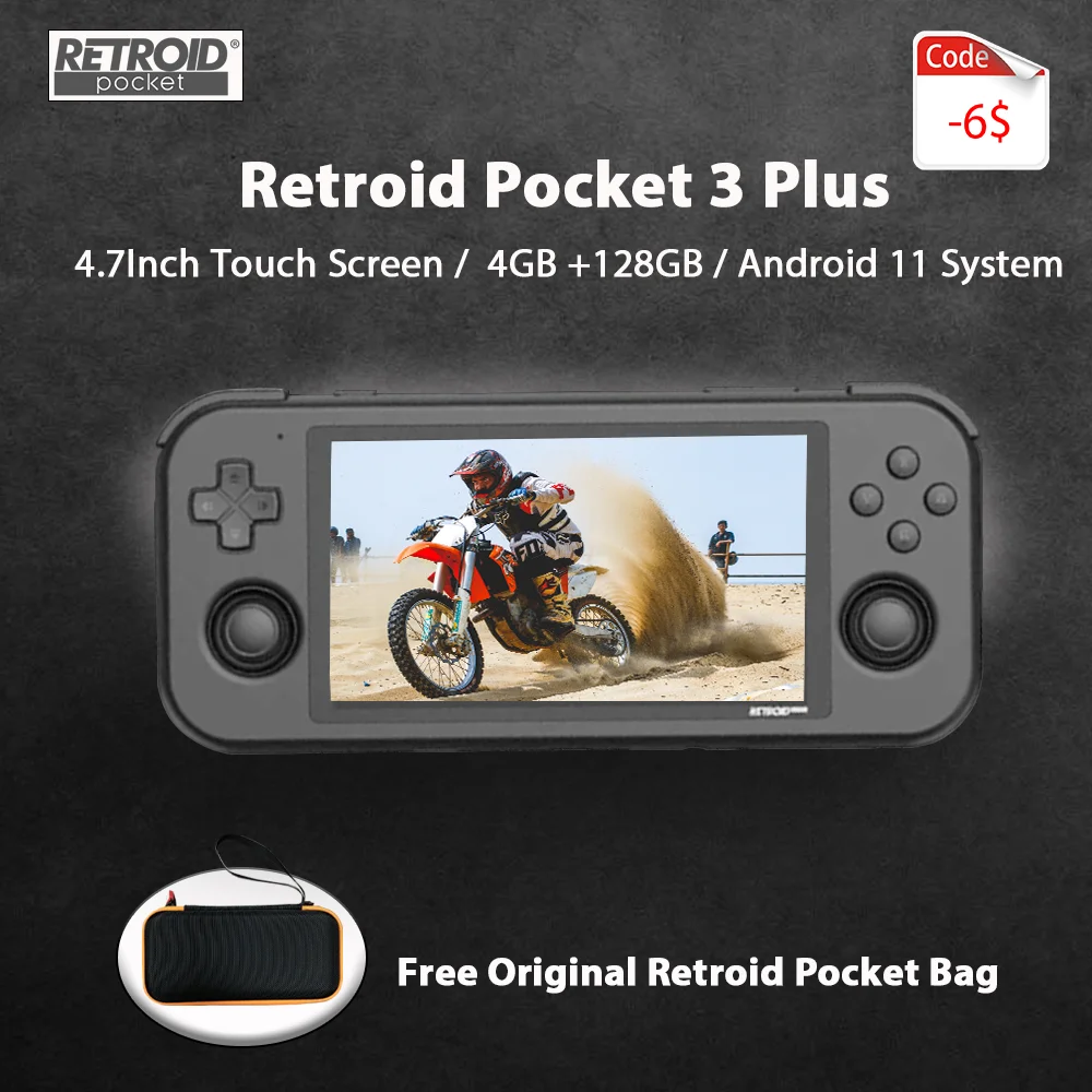 Retroid-Pocket-3-Plus-Handheld-Game-Player-4-7Inch-Touch-Screen-4G-128G ...