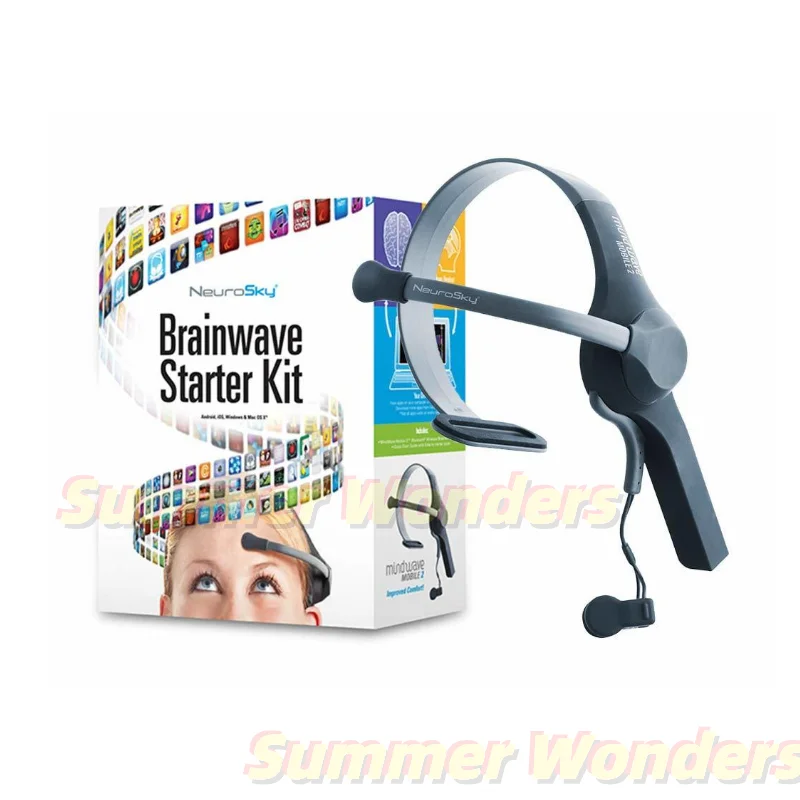 Neurosky-Mindwave-Mobile-2-Brainwave-Headset-for-Mental-Training-TGAM-Starter-Kit-EEG-Sensor ...