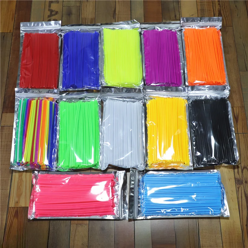 72PCS-24cm-Universal-Dirt-Bike-Spoke-Covers-Motorcycle-Wheel-Rim-Spoke ...