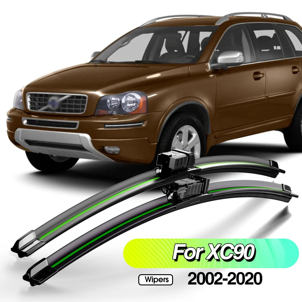 For-Volvo-XC90-MK1-MK2-2002-2020-2pcs-Front-Windshield-Wiper-Blades ...
