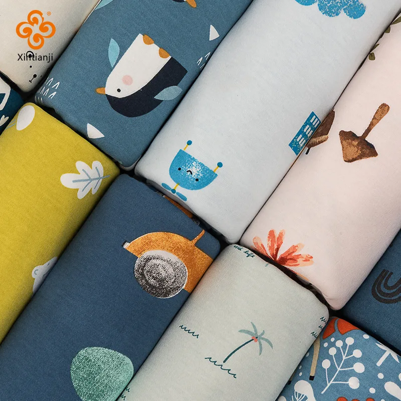 180x50cm-Kids-Boy-Jersey-Fabric-40s-Combed-Cotton-Knitted-Fabric ...