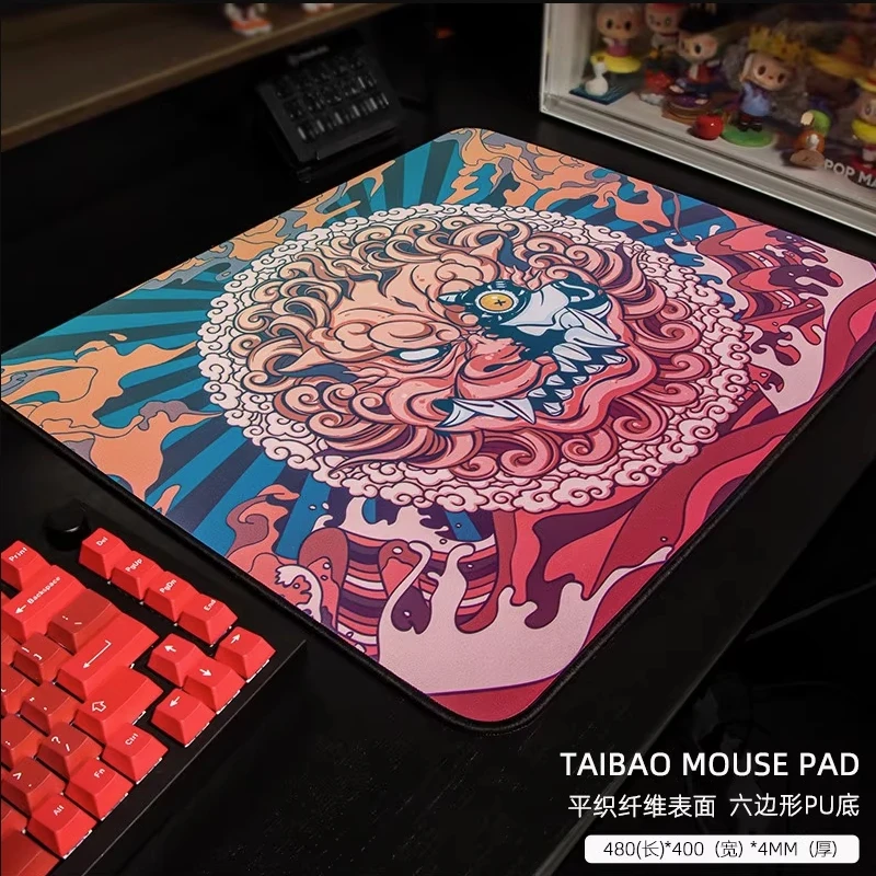 Original Esports Tiger Gaming Mouse Pad Taibao PU Anti Slip Fabric Pad ...