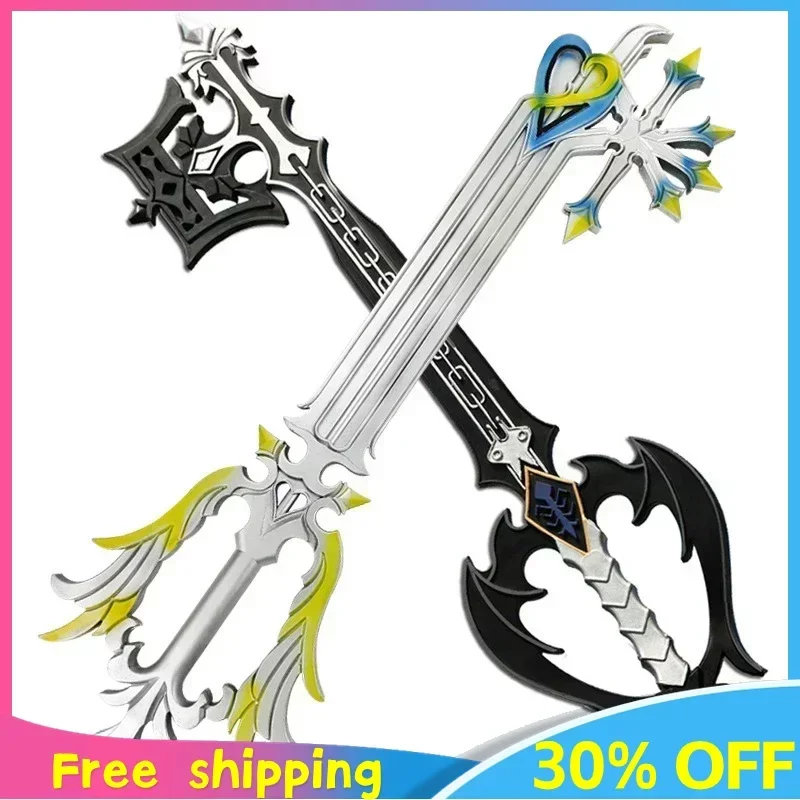 Kingdom-Hearts-figura-de-Anime-juego-Sora-Keyblade-PU-Riku-accesorios ...
