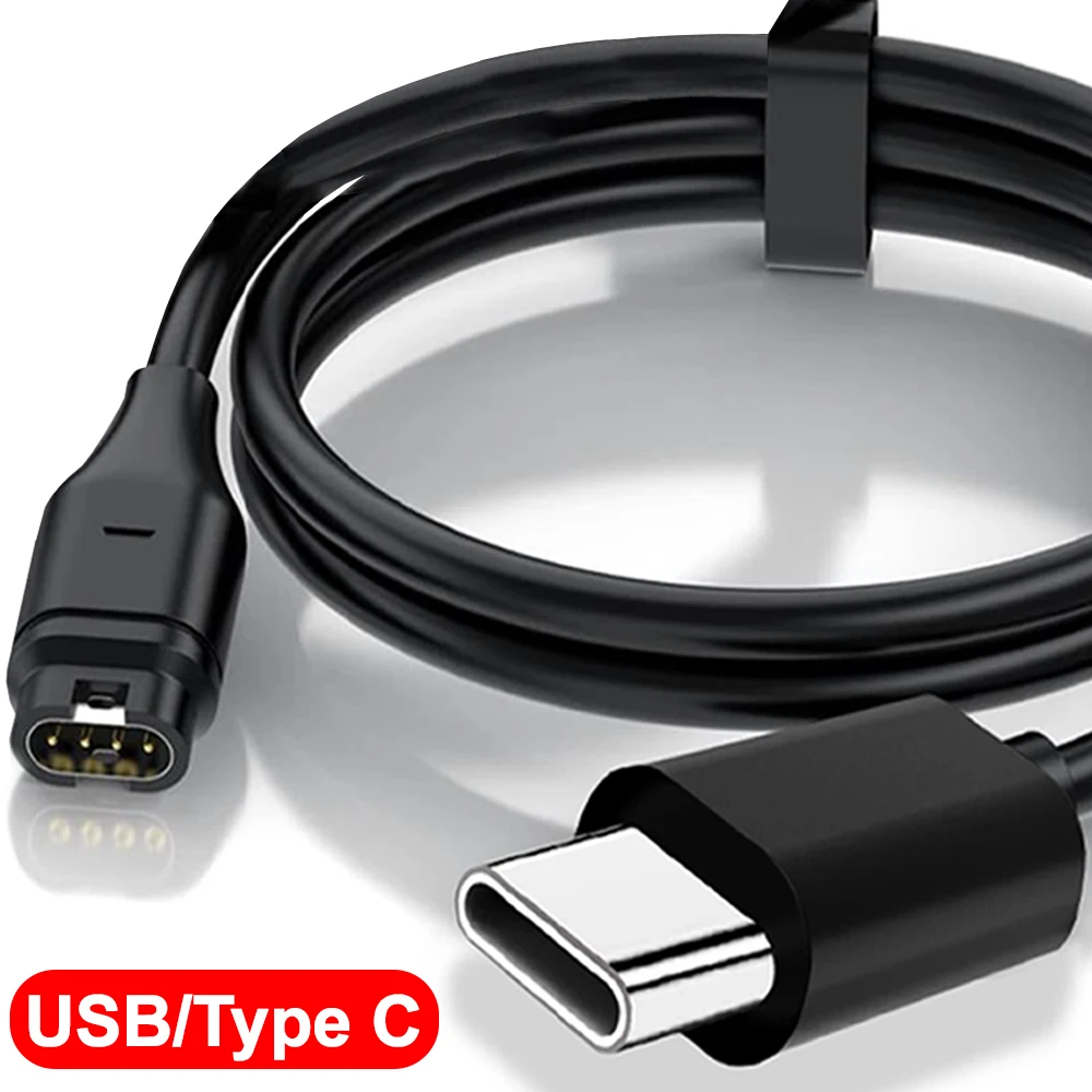 For Garmin Fenix 8 7 5X 6S Pro USB C Charging Cables Smartwatch Type C ...