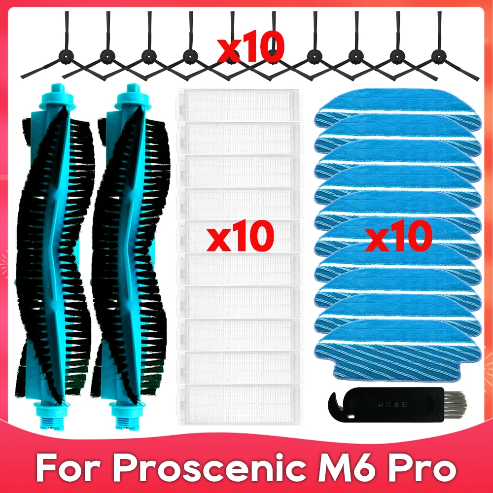 Compatible-For-Proscenic-M6-PRO-Robot-Vacuum-Cleaner-Replacement-Spare ...