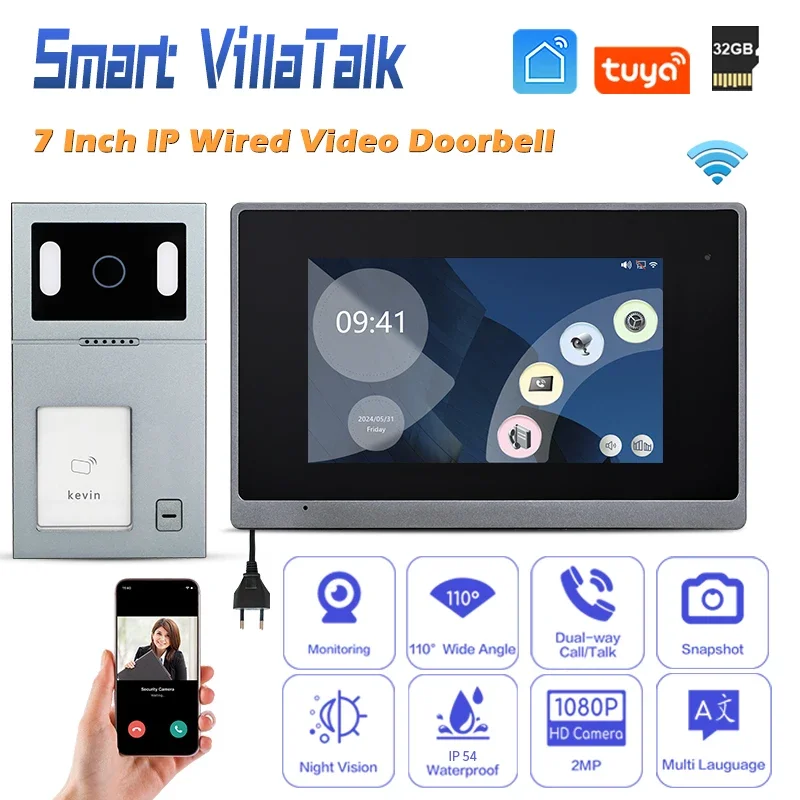 Global-supply-1080P-2-million-pixels-multi-apartment-video-door-phone ...