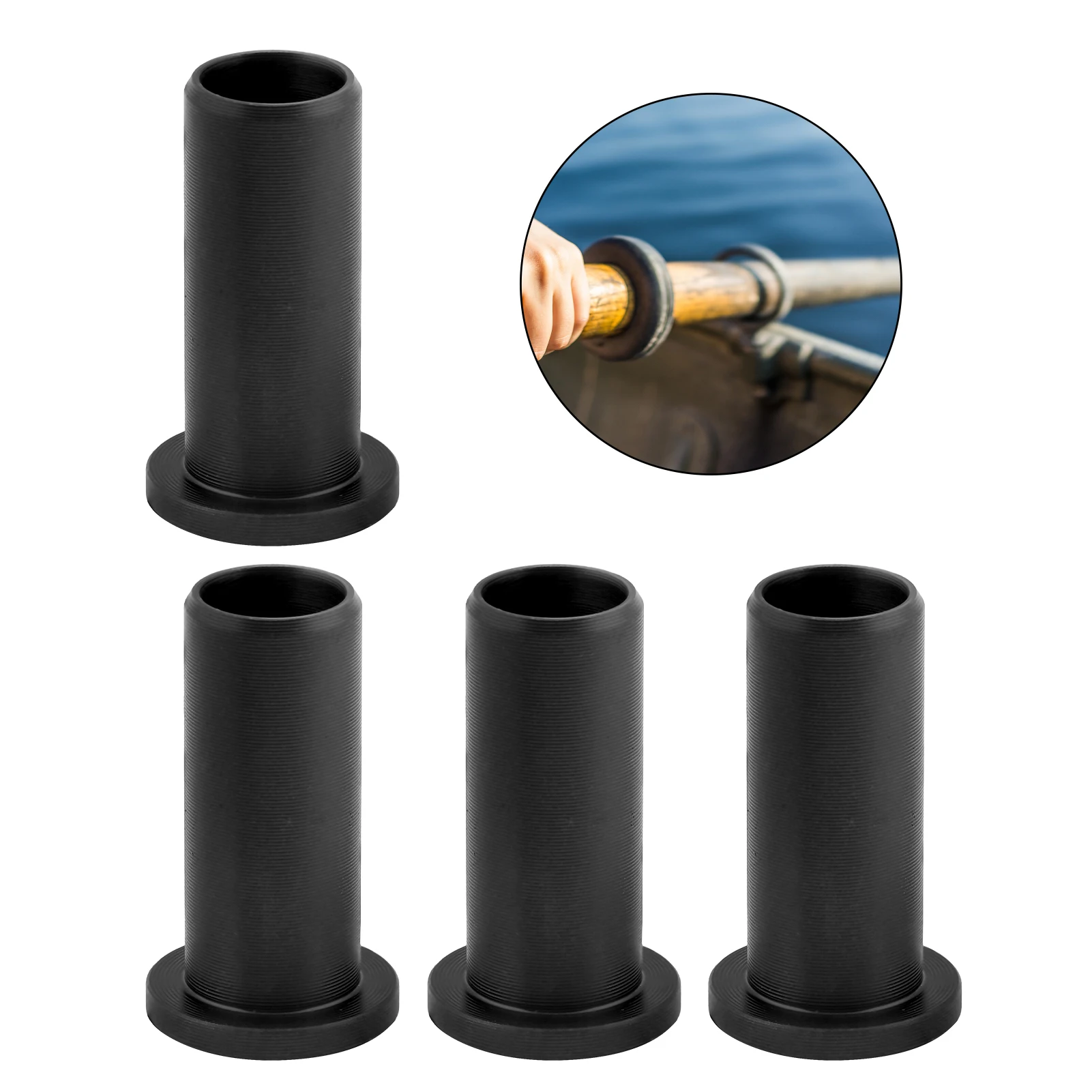 4pcs-Oar-Lock-Socket-Insert-Reliable-Easy-Installation-Stable-Minimize ...