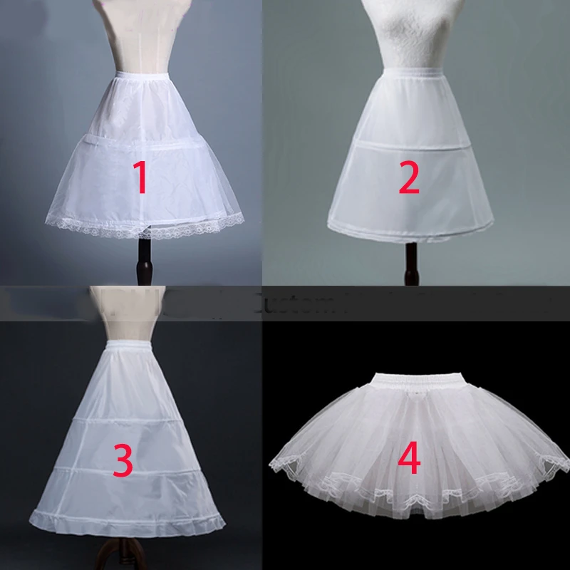 Children Kid Girl Dress Petticoat Crinoline | Wedding Dress Short ...