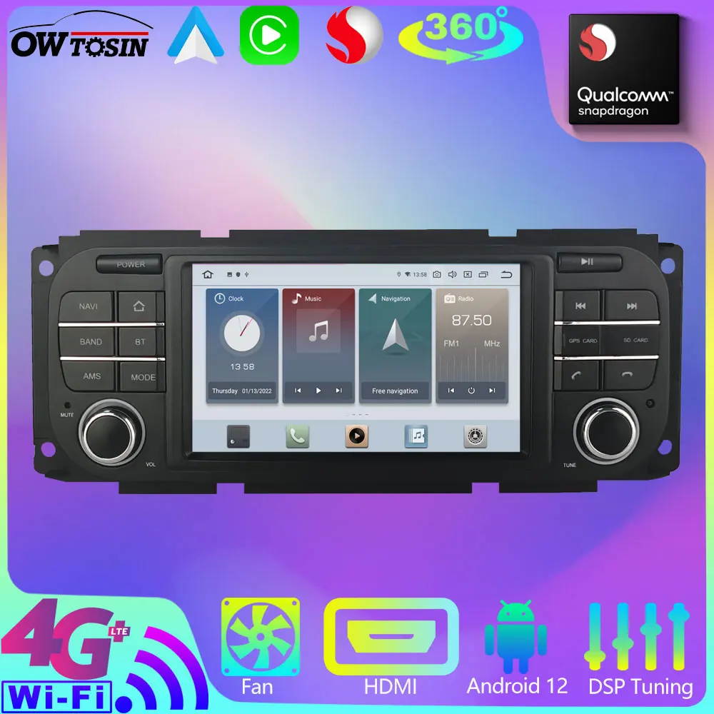 7862 Android 13 8G+256G Car Radio GPS For Jeep Wrangler TJ Cherokee ...