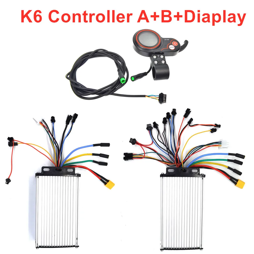 JB FOC 60V 45A Controller Display for FLJ K6 13inch Dual Motors 6000W ...